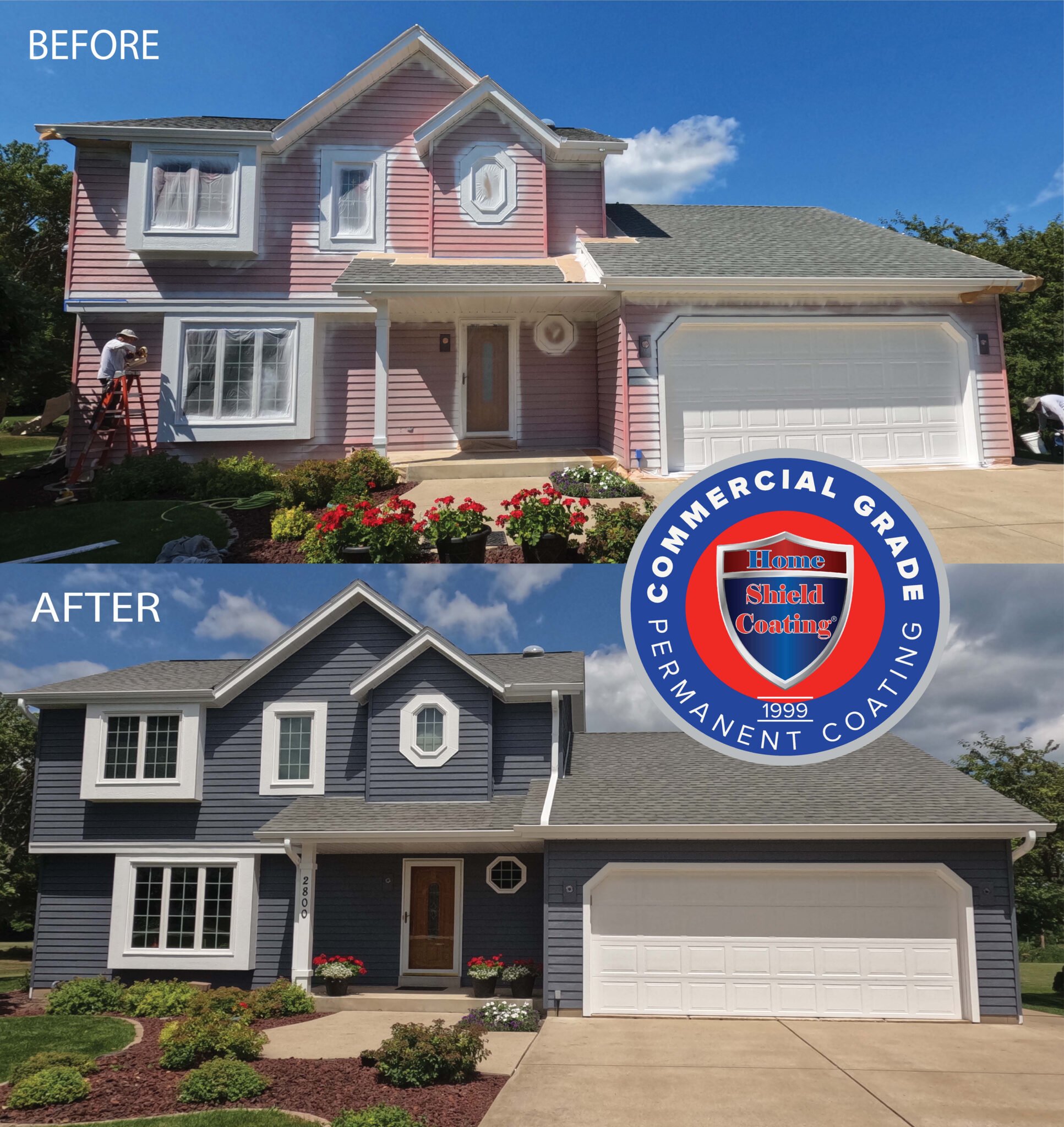 Refinishing Aluminum Siding.