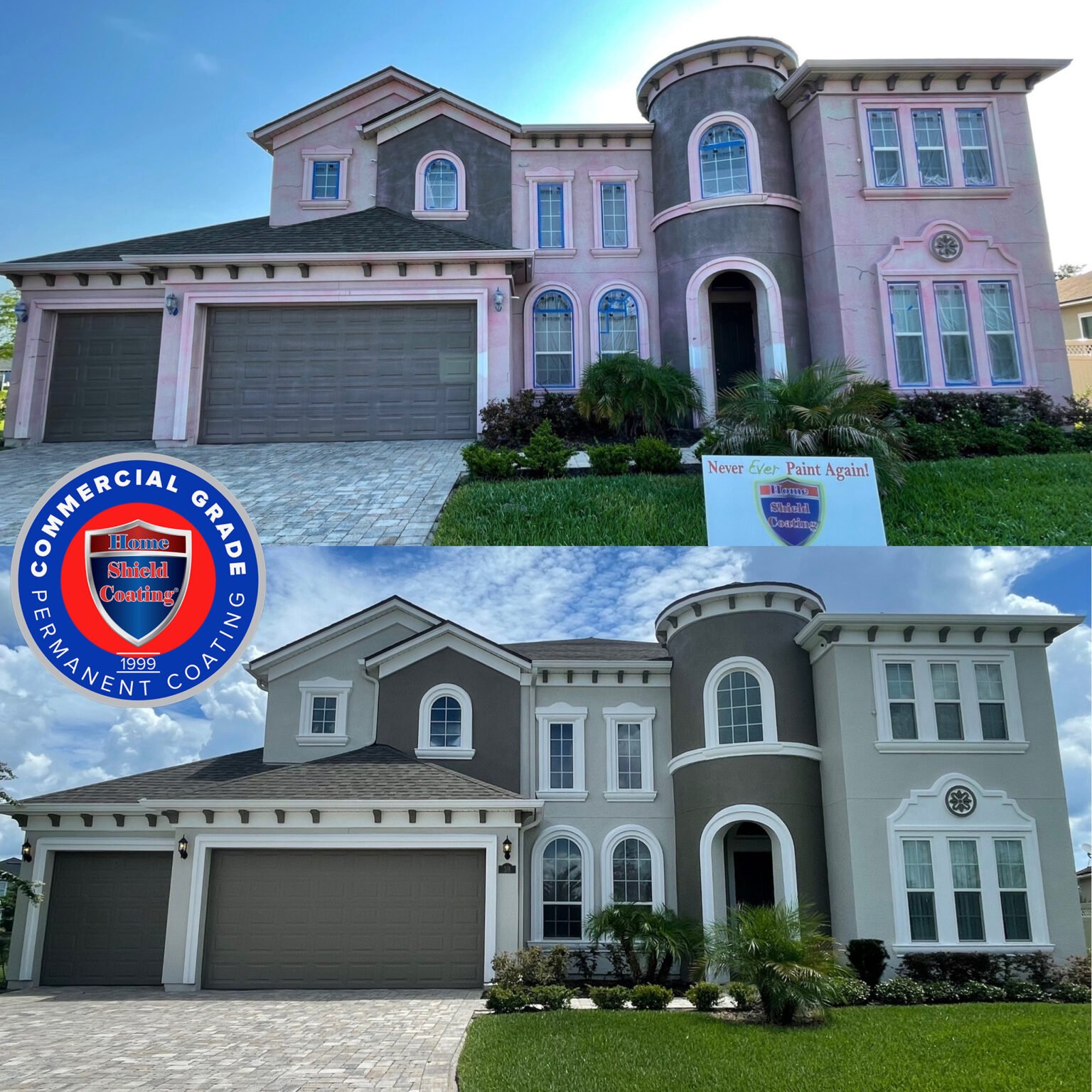 Home Shield Coating® The Premier Permanent Coating Company!